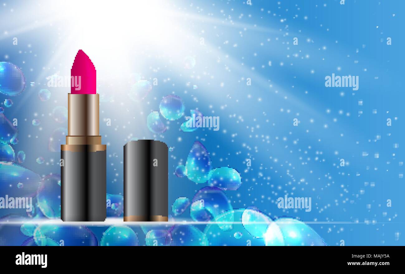 Design Cosmetics Product Lipstick Template for Ads or Magazine ...