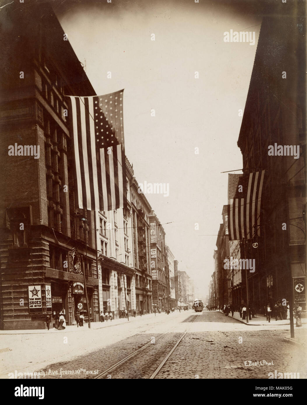 Title: Washington Street from Tenth Street, east. . circa 1905. Emil ...