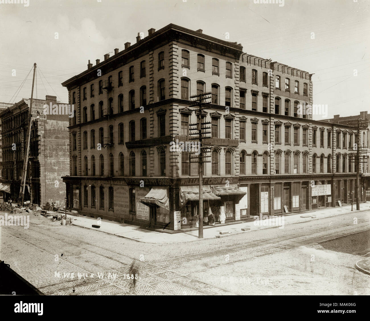 Northwest corner of Fourth Street and Washington Avenue. William F ...