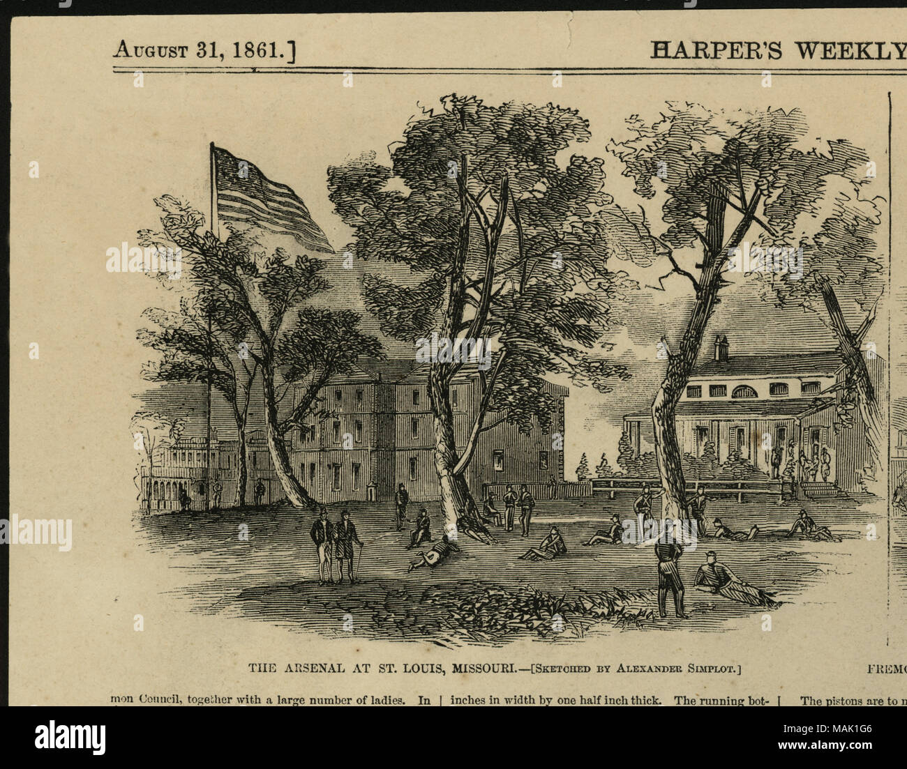 Alexander simplot harper's weekly hi-res stock photography and images ...