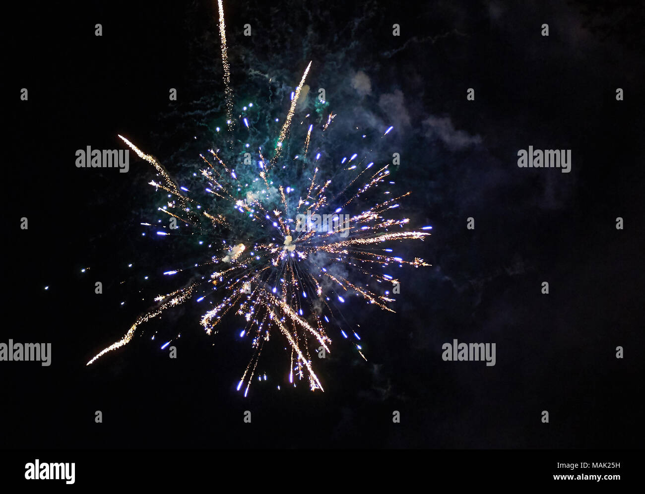 Purple Fireworks High Resolution Stock Photography and Images - Alamy