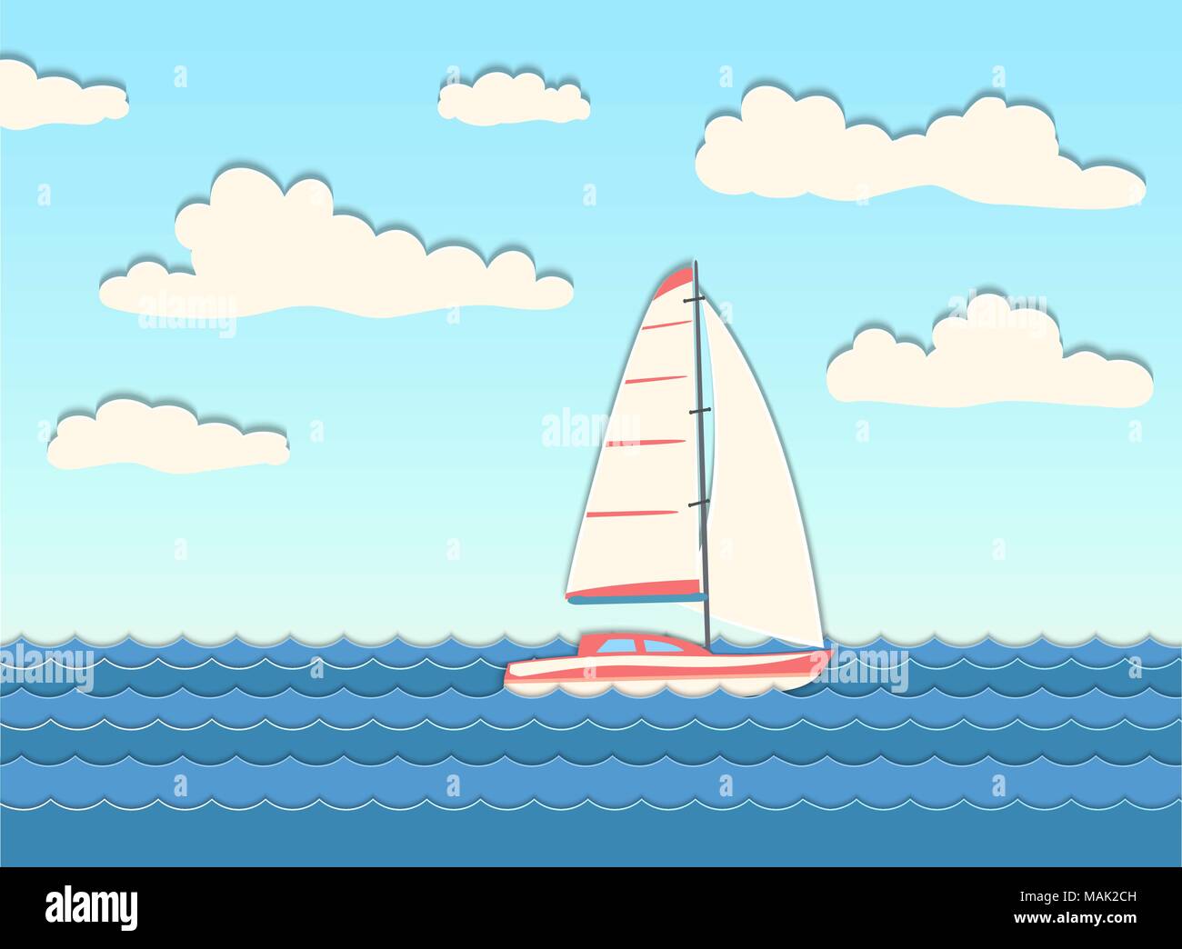 Sea ocean ship Stock Vector Images - Alamy