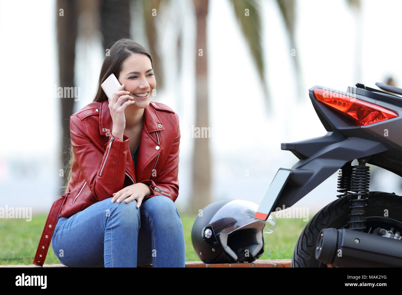Broken down motorcycle hi-res stock photography and images - Alamy