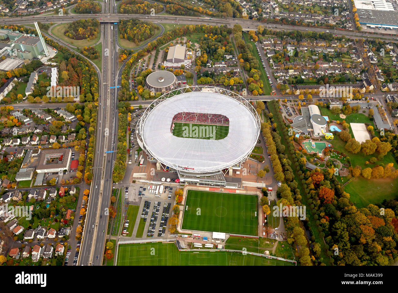 Fußballstadion bayarena hi-res stock photography and images - Alamy