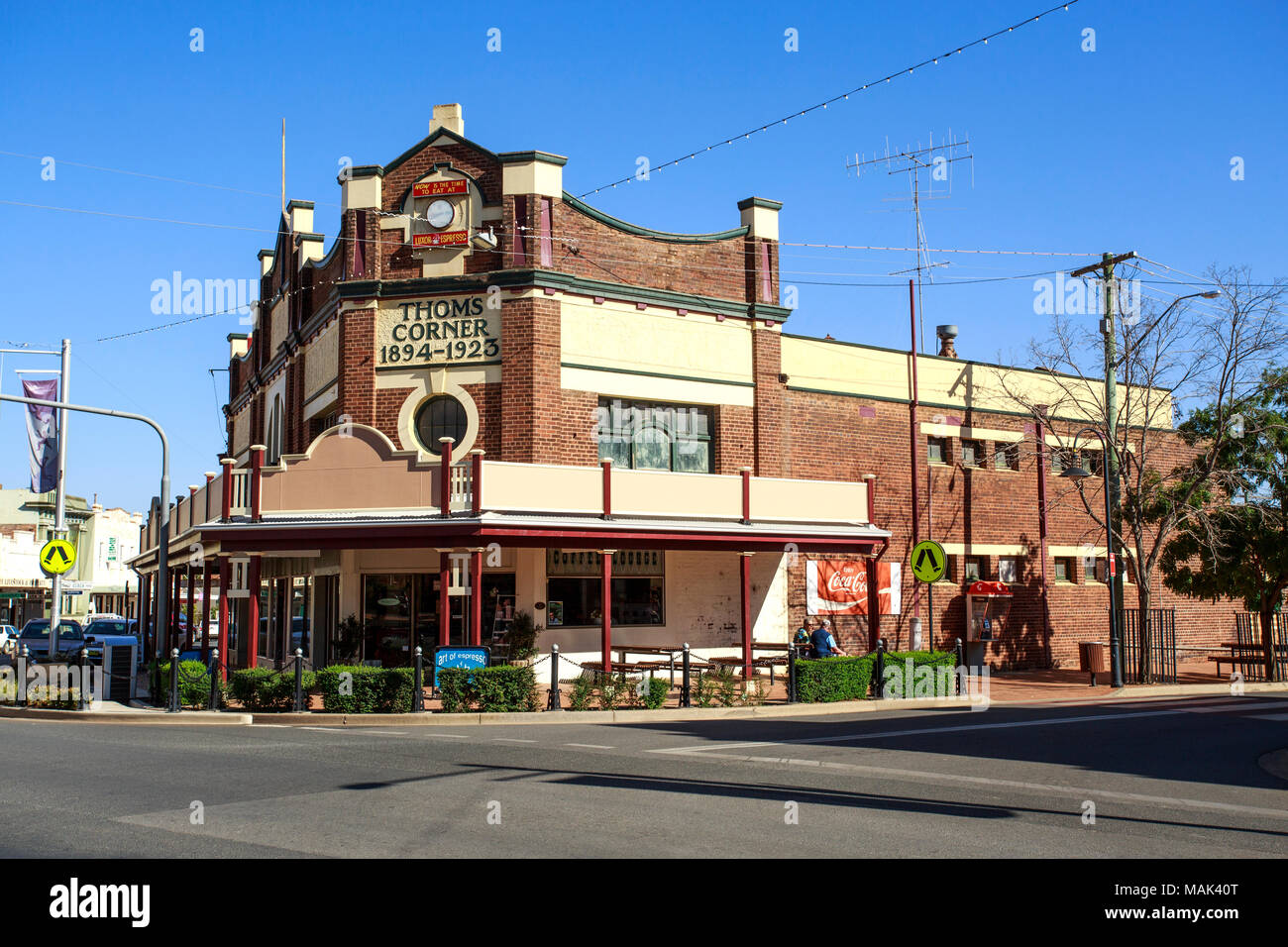 Thoms Corner is a significant two storey shoping complex with face ...