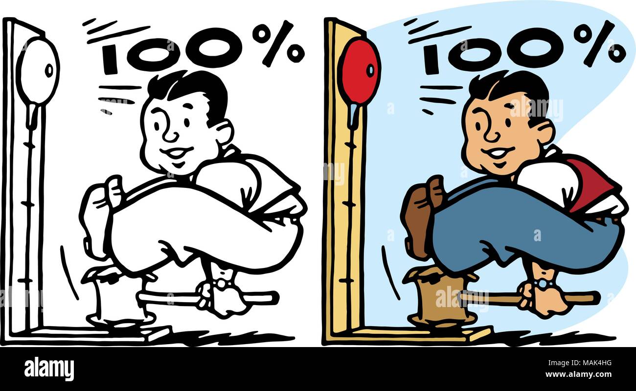 Strong man vintage Stock Vector Images - Alamy