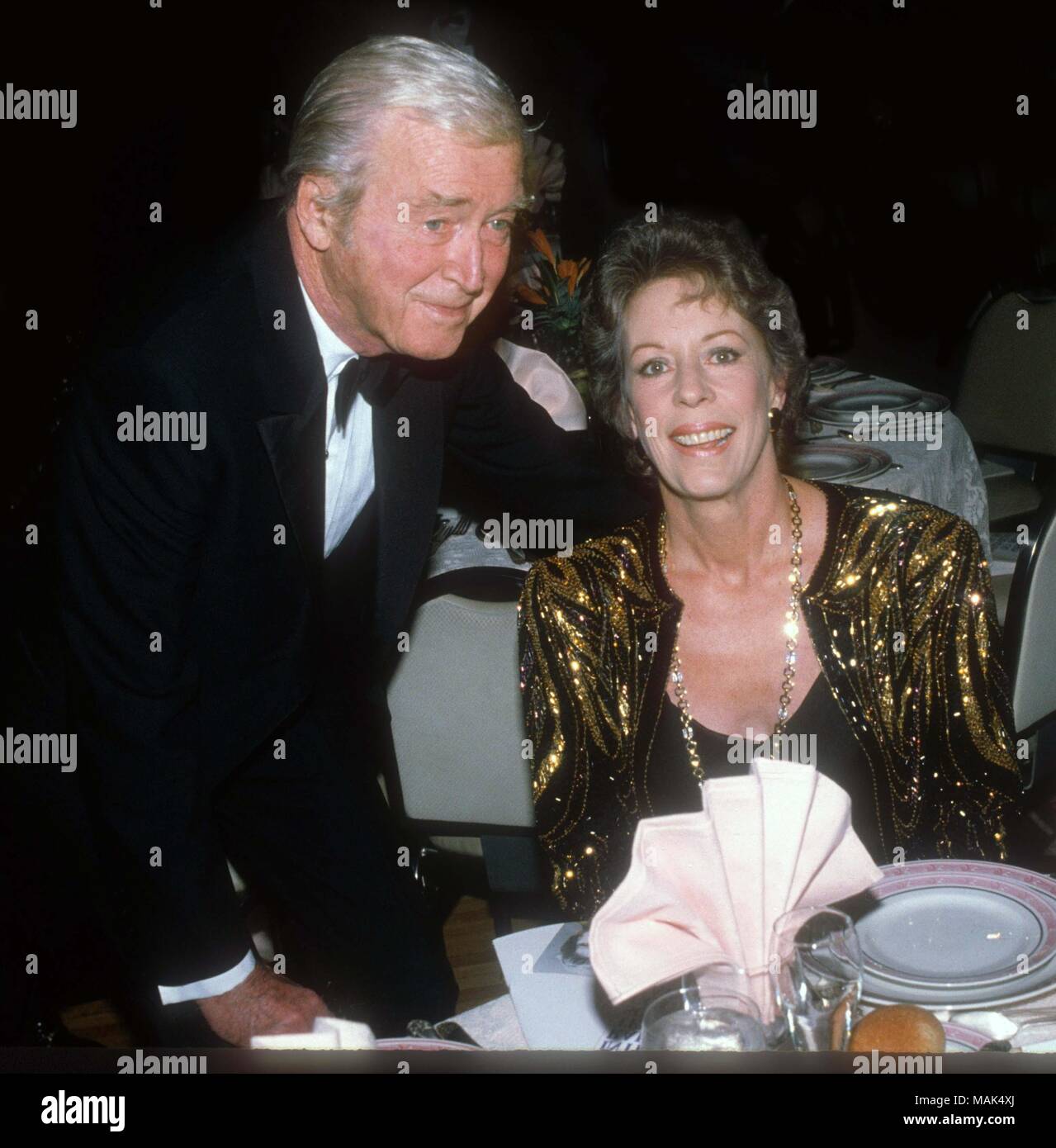 Jimmy Stewart Carol Burnett 1979 Photo By John Barrett/PHOTOlink.net ...