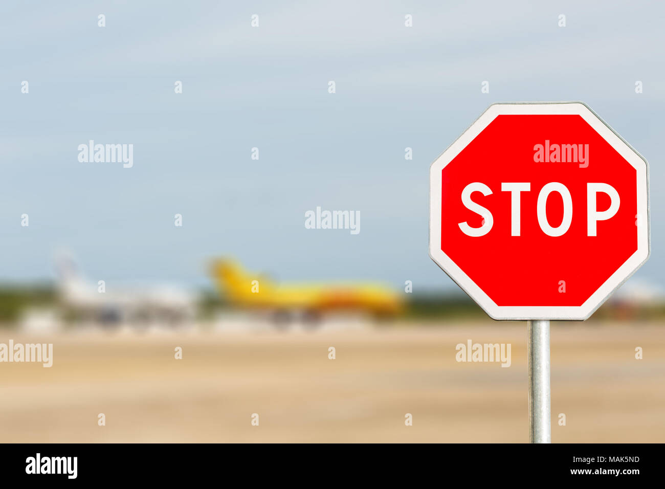 Airplane stop sign hi-res stock photography and images - Alamy