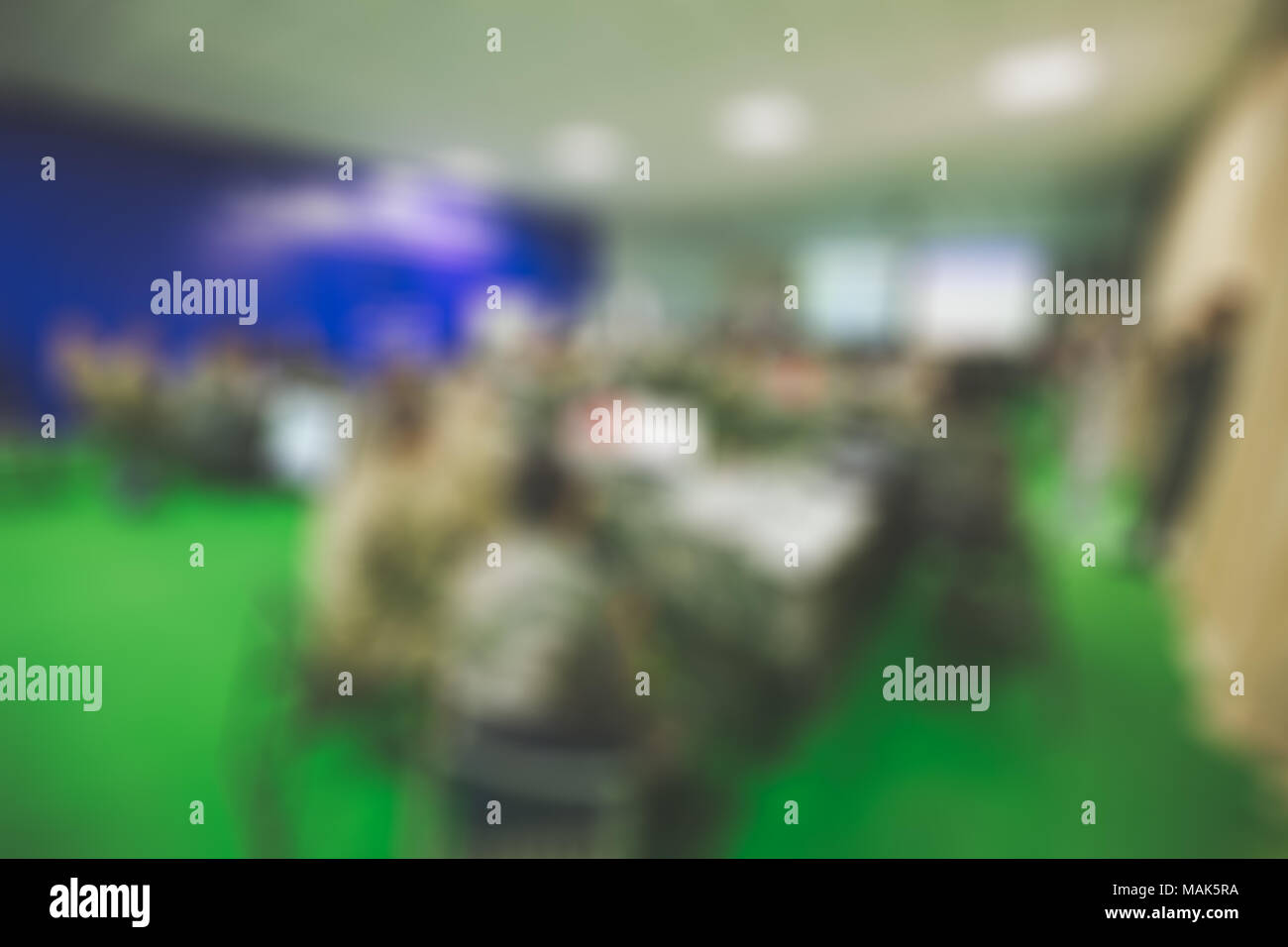 Military blur in the workplace.Table Top And Blur Office of Background ...
