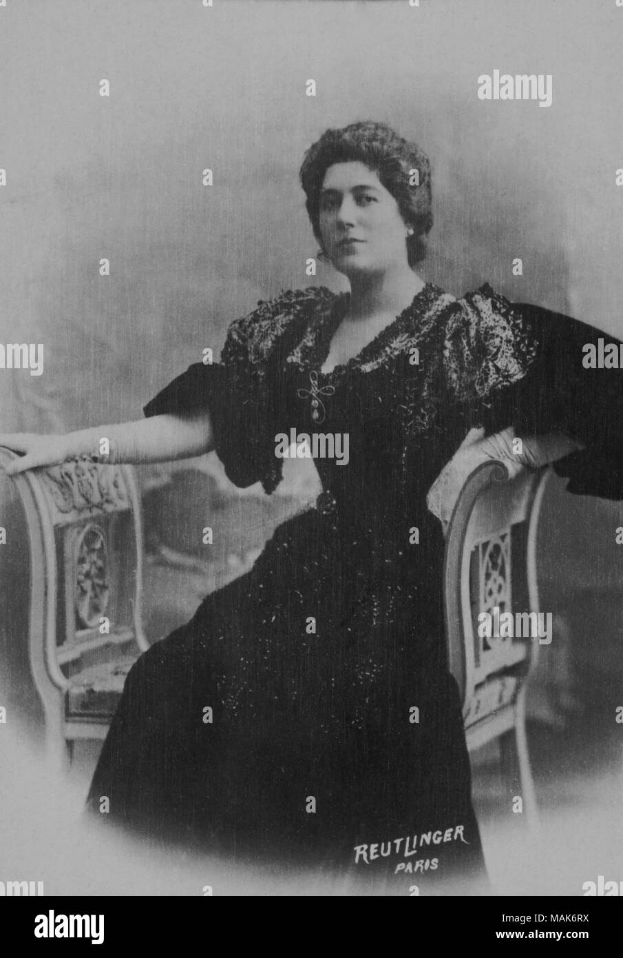 Portrait of the french artist Rosa Bruck ( 1865 - ? ) - photography by ...