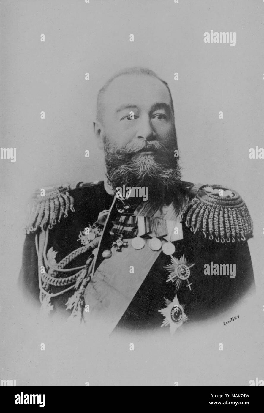 Portrait of the Admiral Eugene Ivanovitch Alexeieff ( 1843 -1909 ...