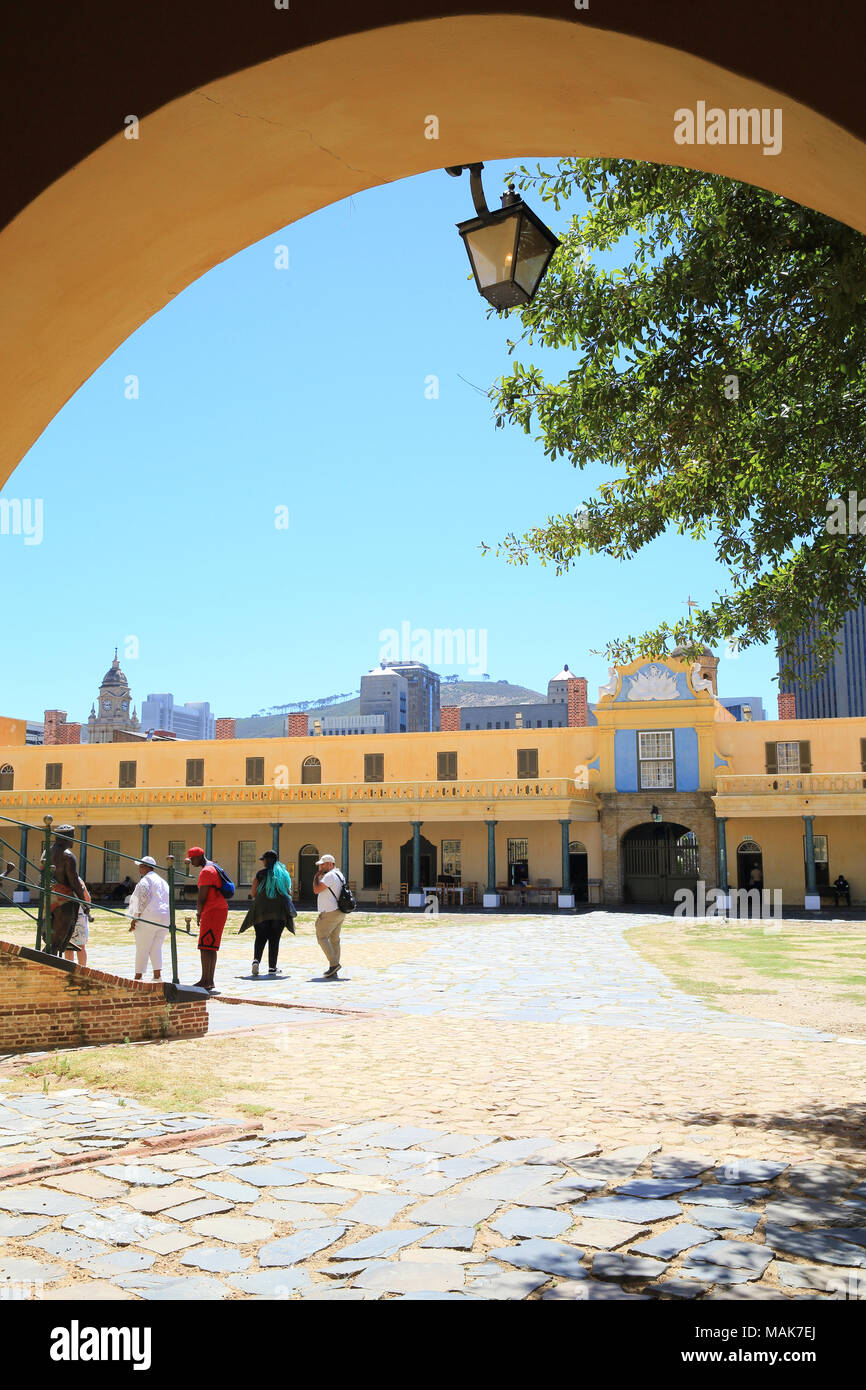 The Castle of Good Hope, a bastion fort, built by the Dutch East India ...