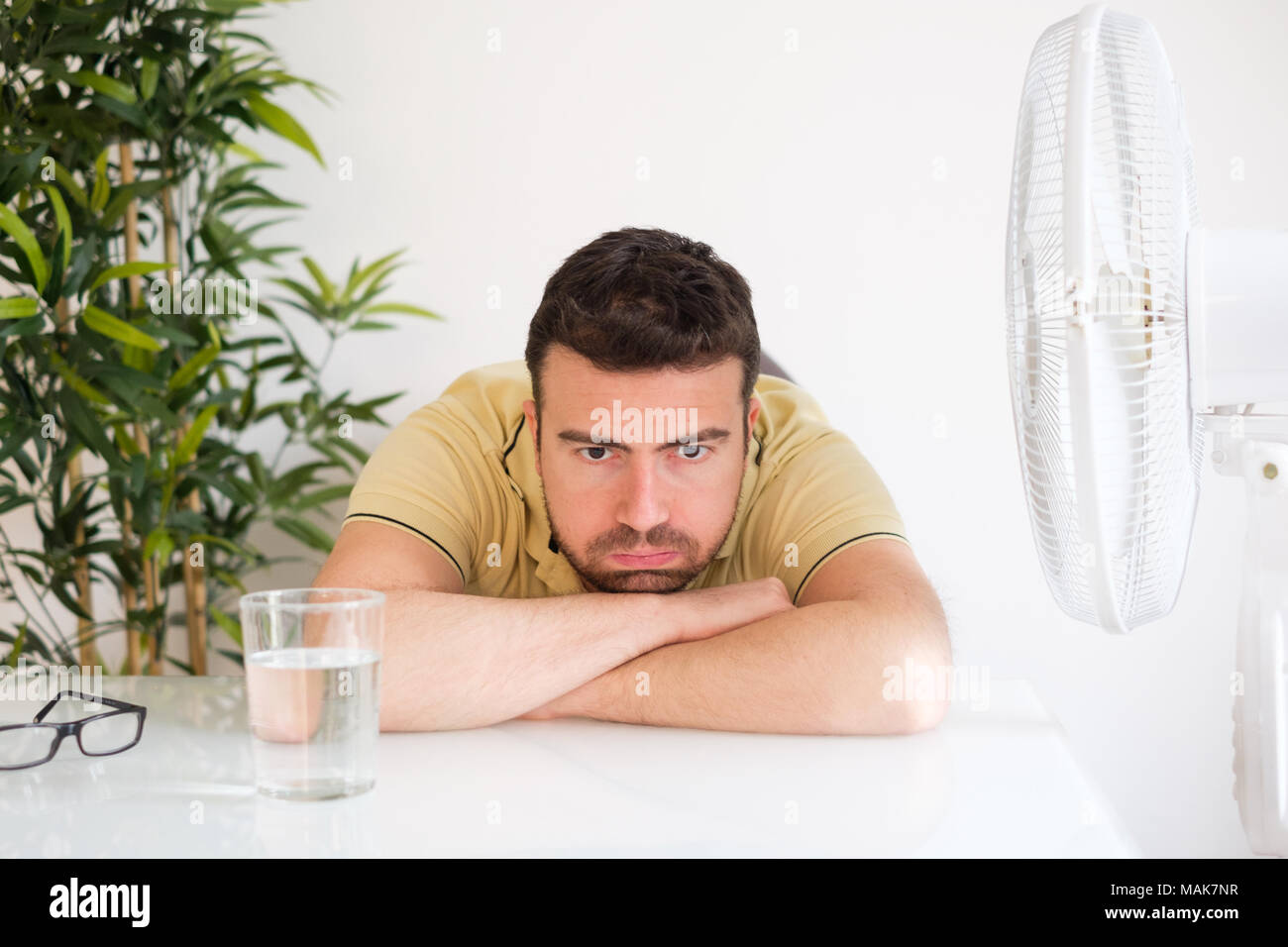 Summer heat fan hi-res stock photography and images - Alamy