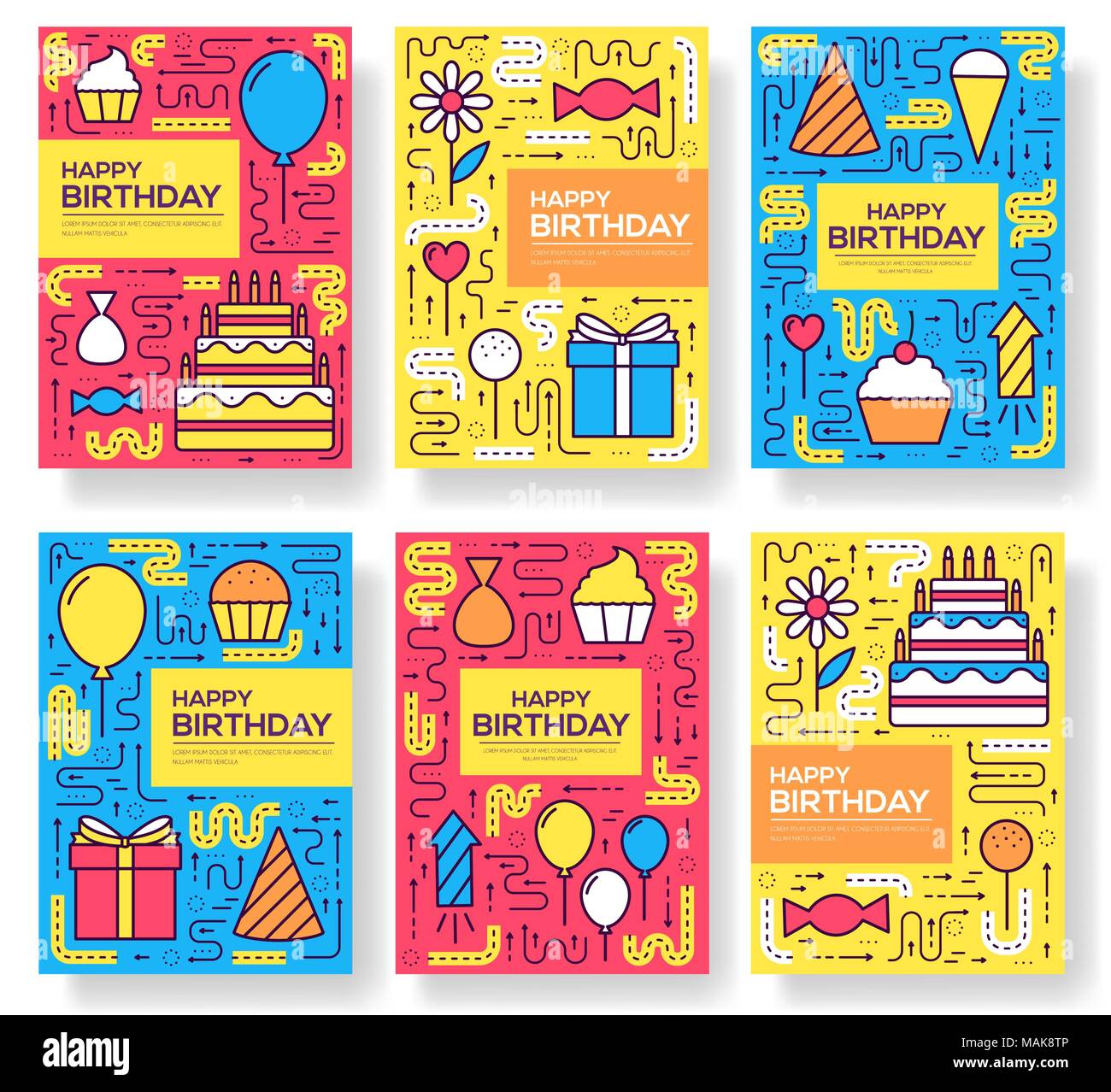 Birthday Infographic Template