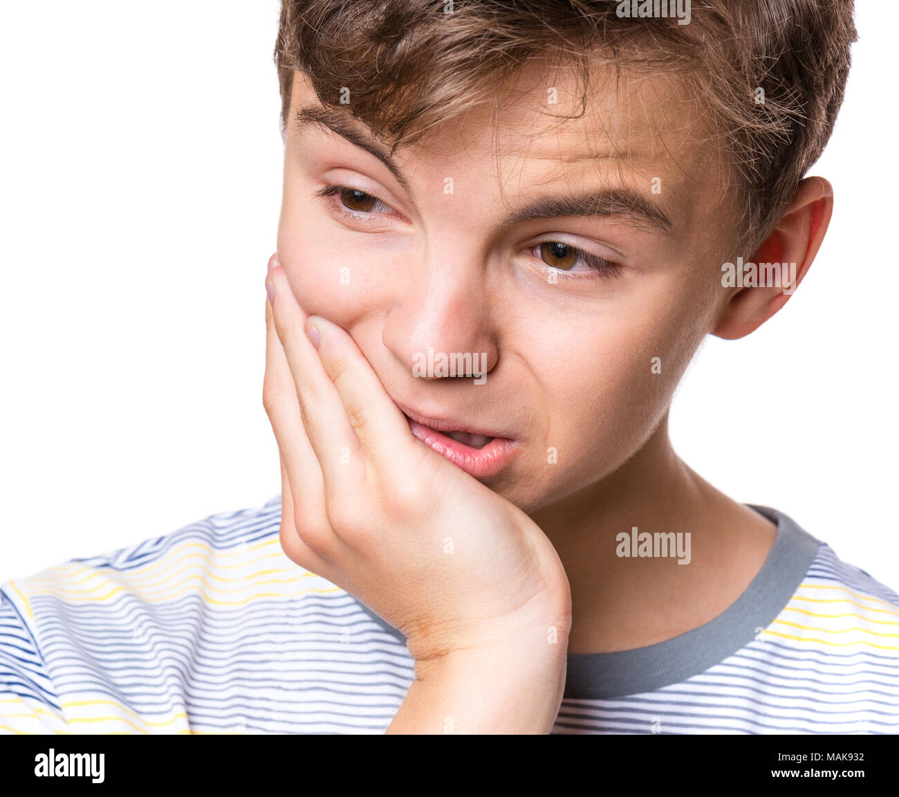 Portrait of teen boy Stock Photo - Alamy