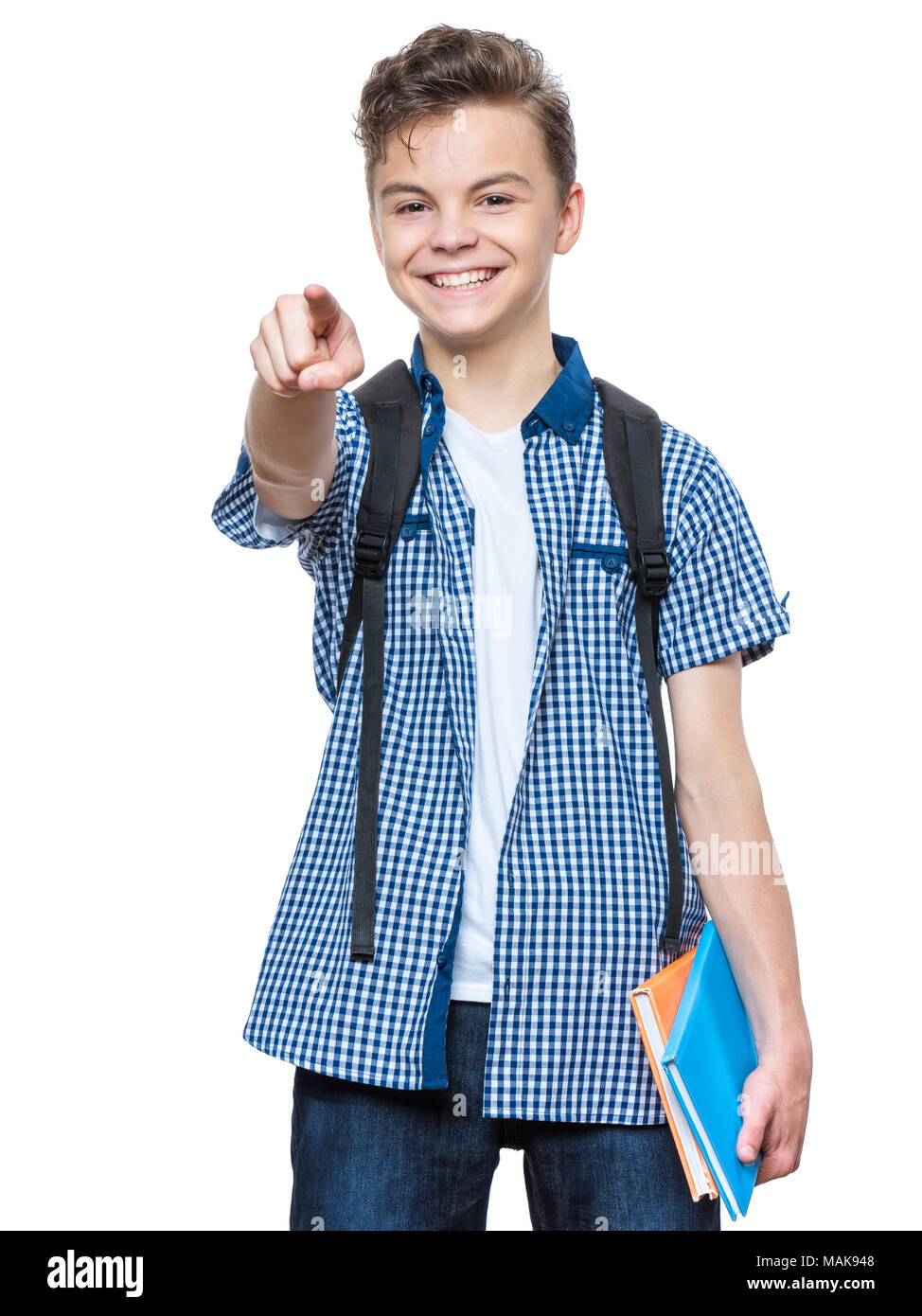 Teen boy student Stock Photo - Alamy