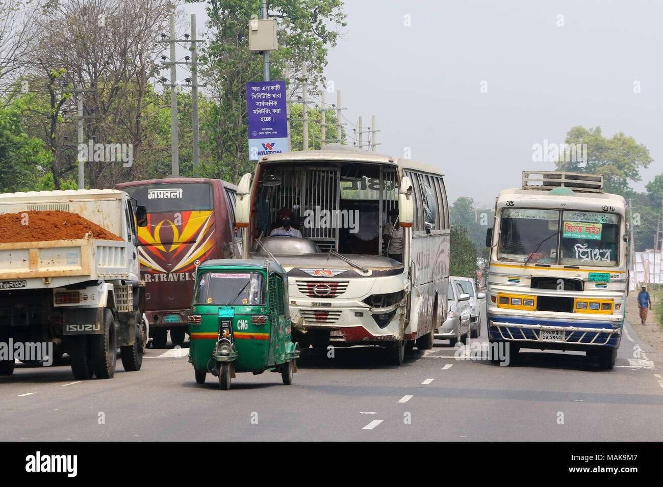 Crushed bus hi-res stock photography and images - Alamy