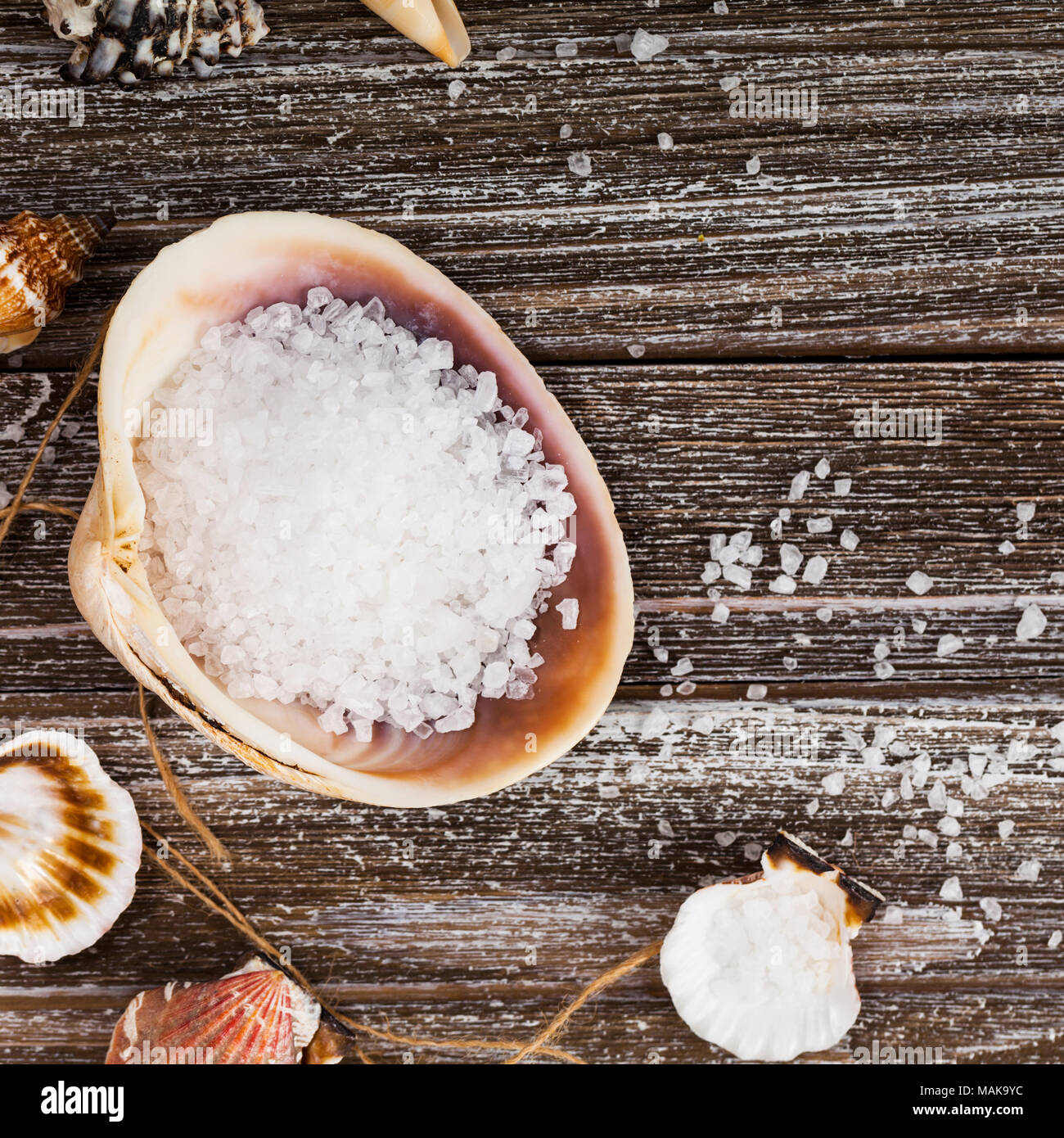 Coarse Sea Salt Stock Photo - Alamy