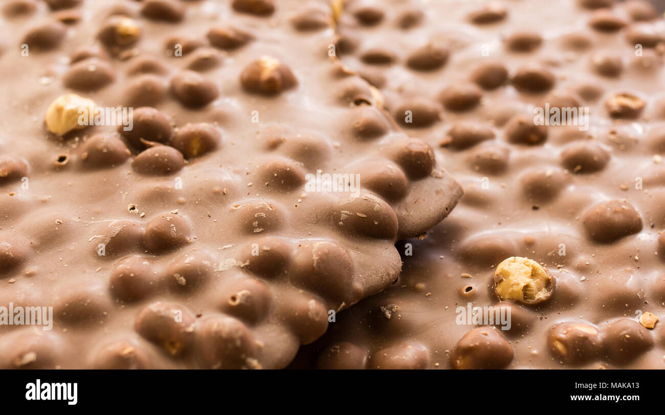 Dark chocolate whole hazelnuts hi-res stock photography and images - Alamy