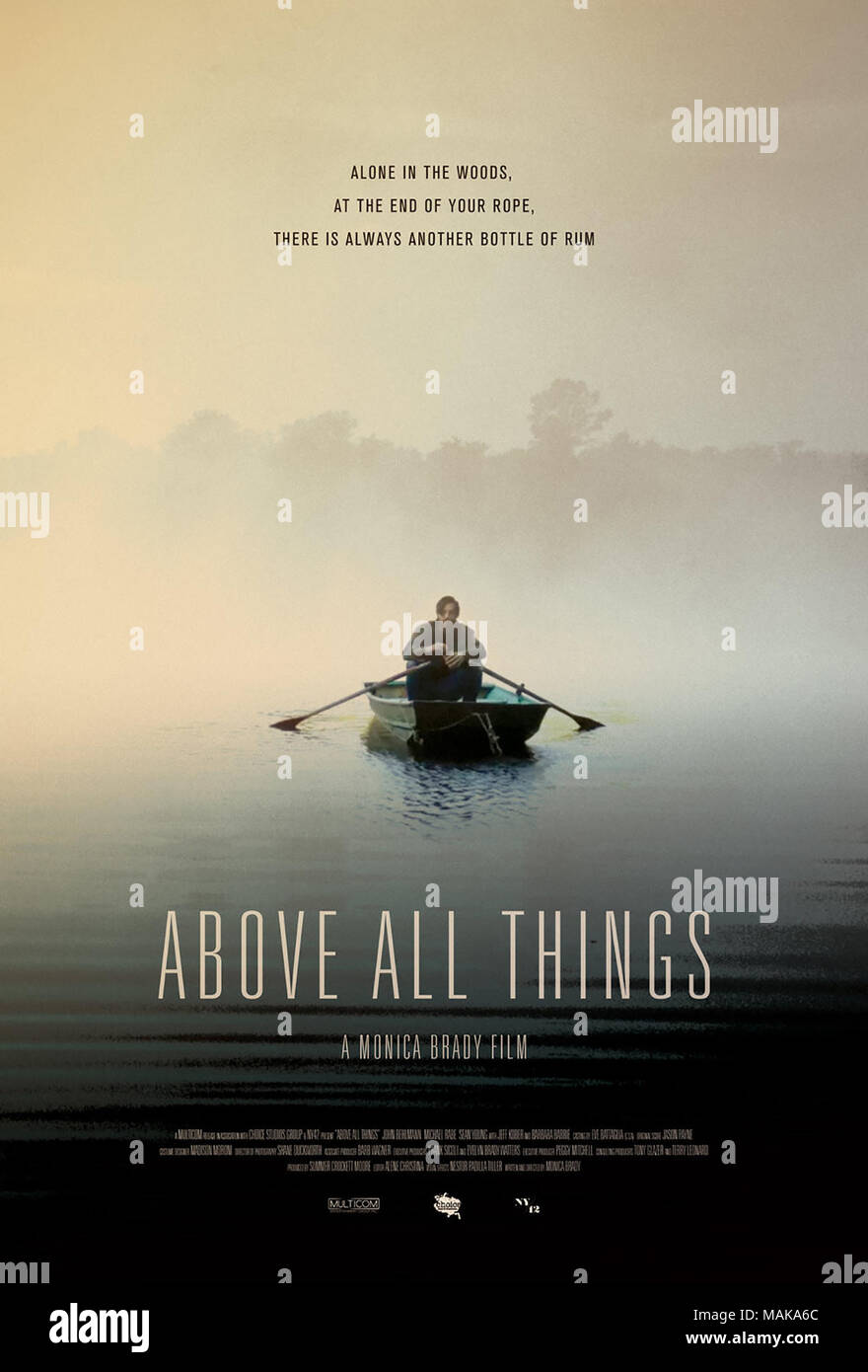 ABOVE ALL THINGS, US poster, John Behlmann, 2018. © Multicom ...