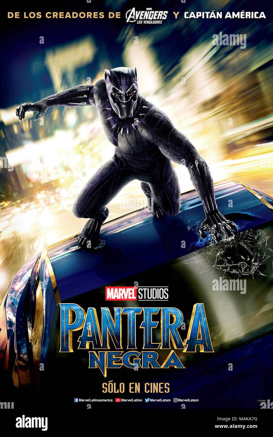 BLACK PANTHER, (aka PANTERA NEGRA), Latin American advance poster in ...