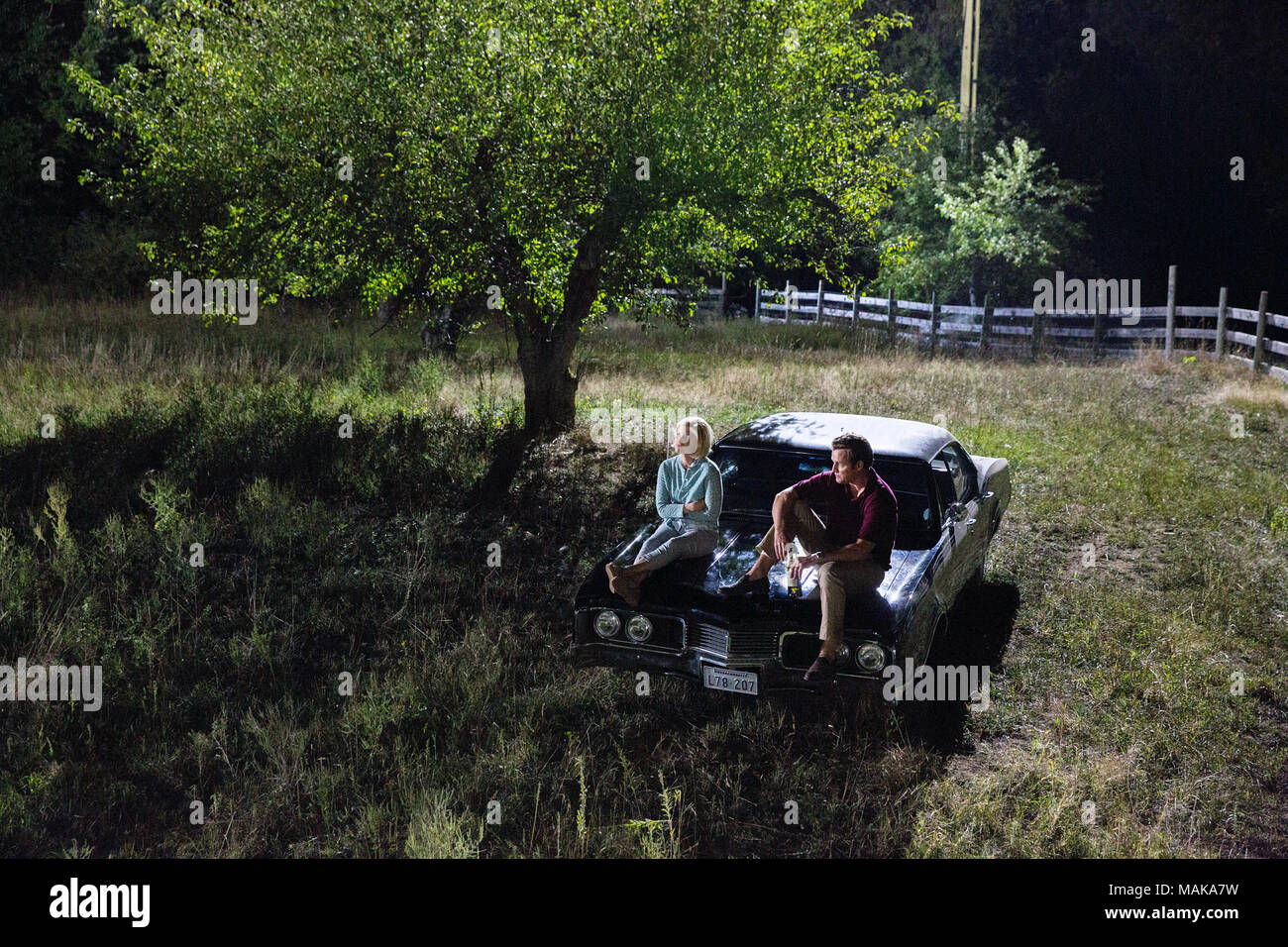 CHAPPAQUIDDICK, from left: Kate Mara as Mary Jo Kopechne, Jason Clarke ...