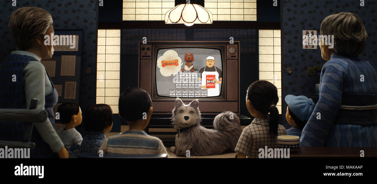 ISLE OF DOGS, Duke (center, voice: Jeff Goldblum), 2018. © TM ...