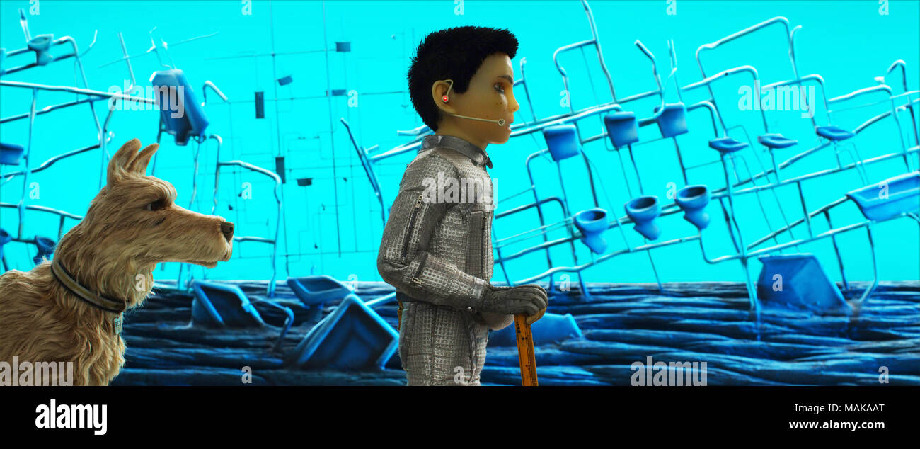 ISLE OF DOGS, from left, Rex (voice: Edward Norton), Atari (voice: Koyu ...