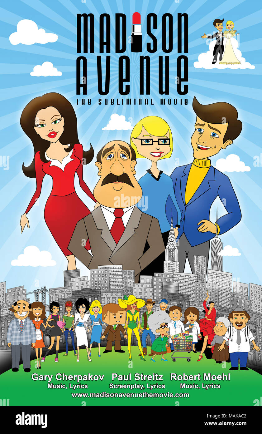 MADISON AVENUE, THE SUBLIMINAL MOVIE, poster, 2018 Stock Photo - Alamy