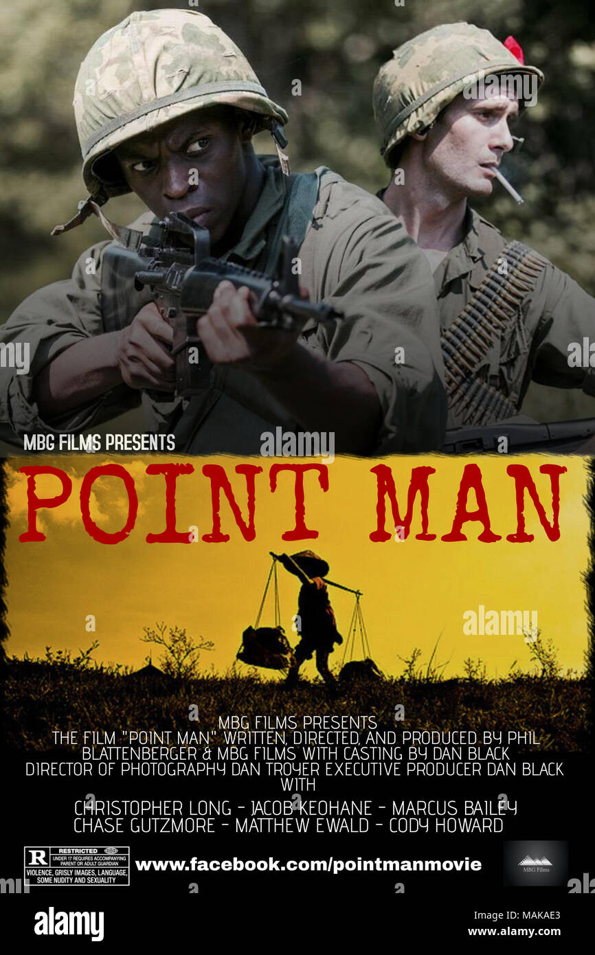 POINT MAN, US poster, from left: Christopher Long, Jacob Keohane, 2018 ...