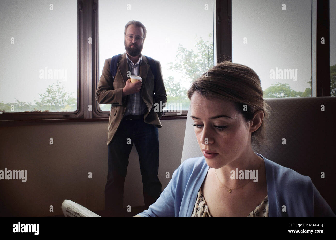 UNSANE, from left: Joshua Leonard, Claire Foy, 2018. © Bleecker Street ...