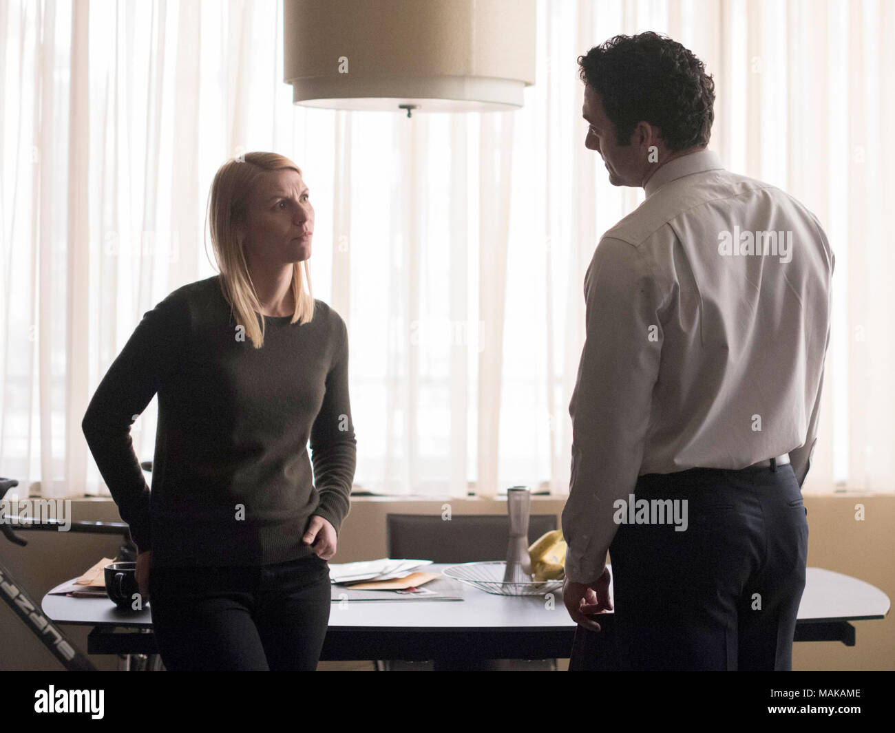 HOMELAND, from left: Claire Danes, Morgan Spector, 'Andante', (Season 7 ...