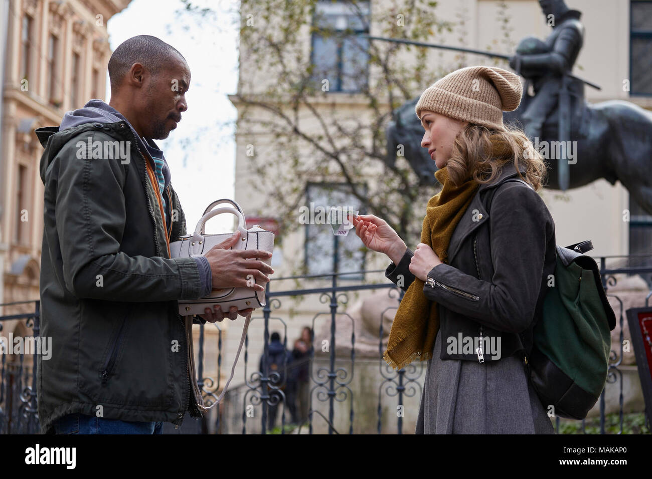 MCMAFIA, from left: Hoji Fortuna, Anna Levanova, (Season 1, ep. 103 ...