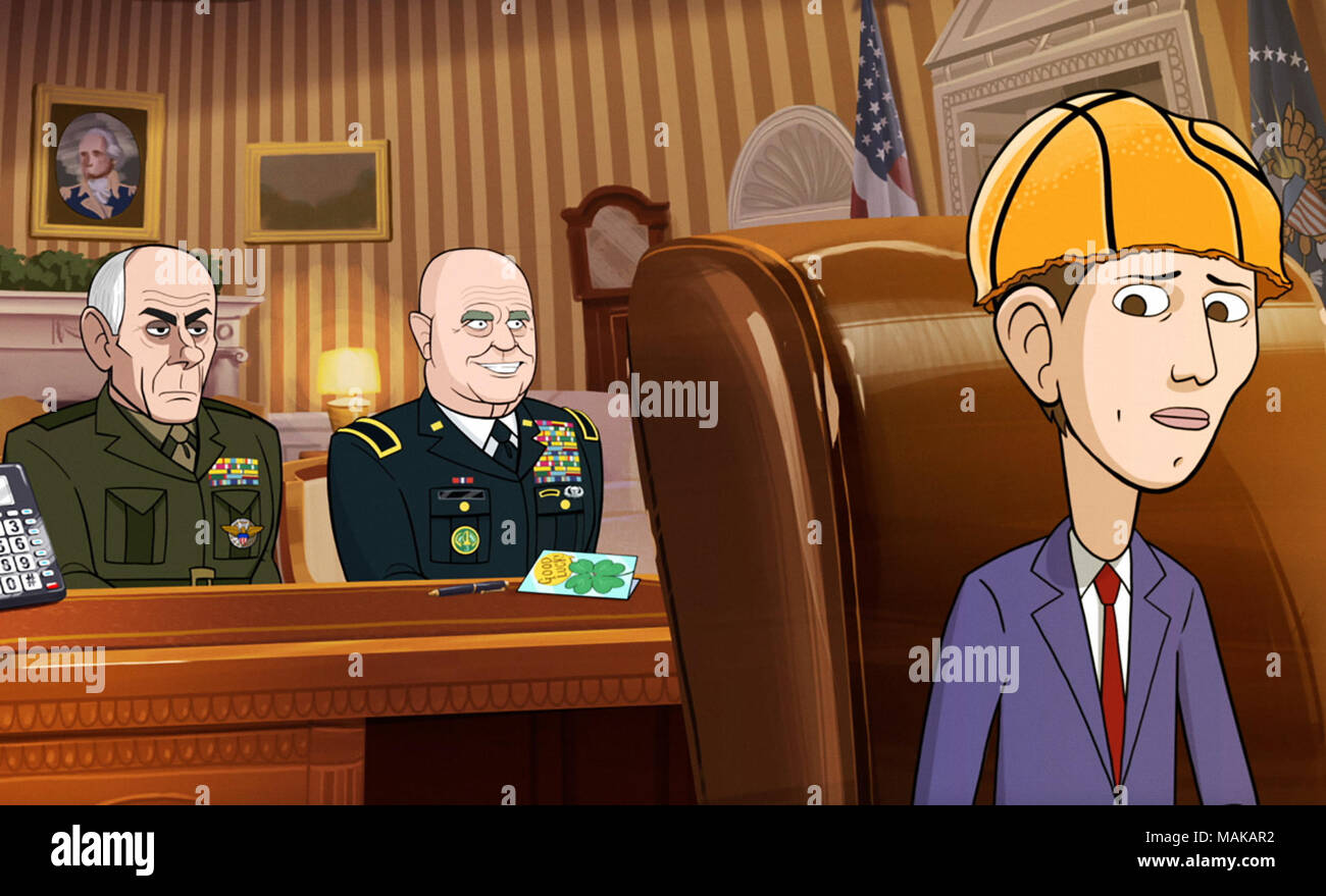 OUR CARTOON PRESIDENT, from left: John F. Kelly (voiced by William ...