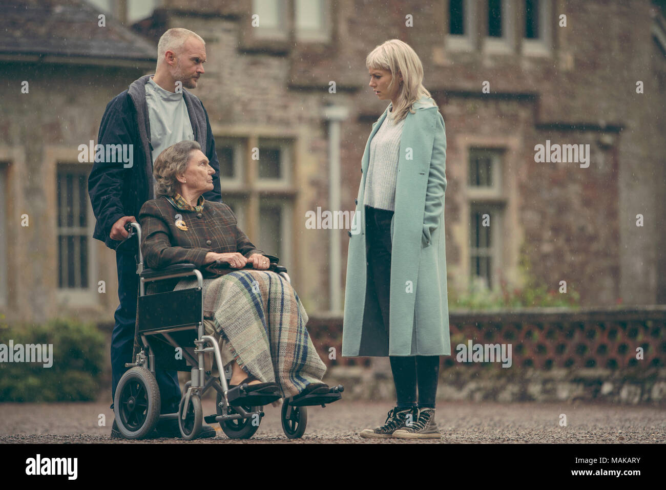 REQUIEM, from left: Oliver Lansley, Jane Thorne, Lydia Wilson, (airs in ...
