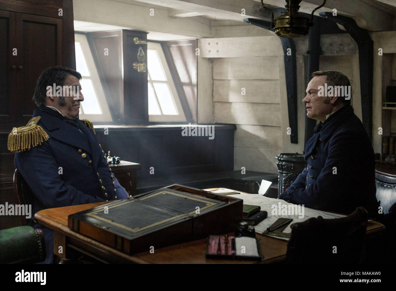THE TERROR, l-r: Ciaran Hinds, Jared Harris in 'Gore' (Season 1, Episode 2, aired March 26, 2018 ...