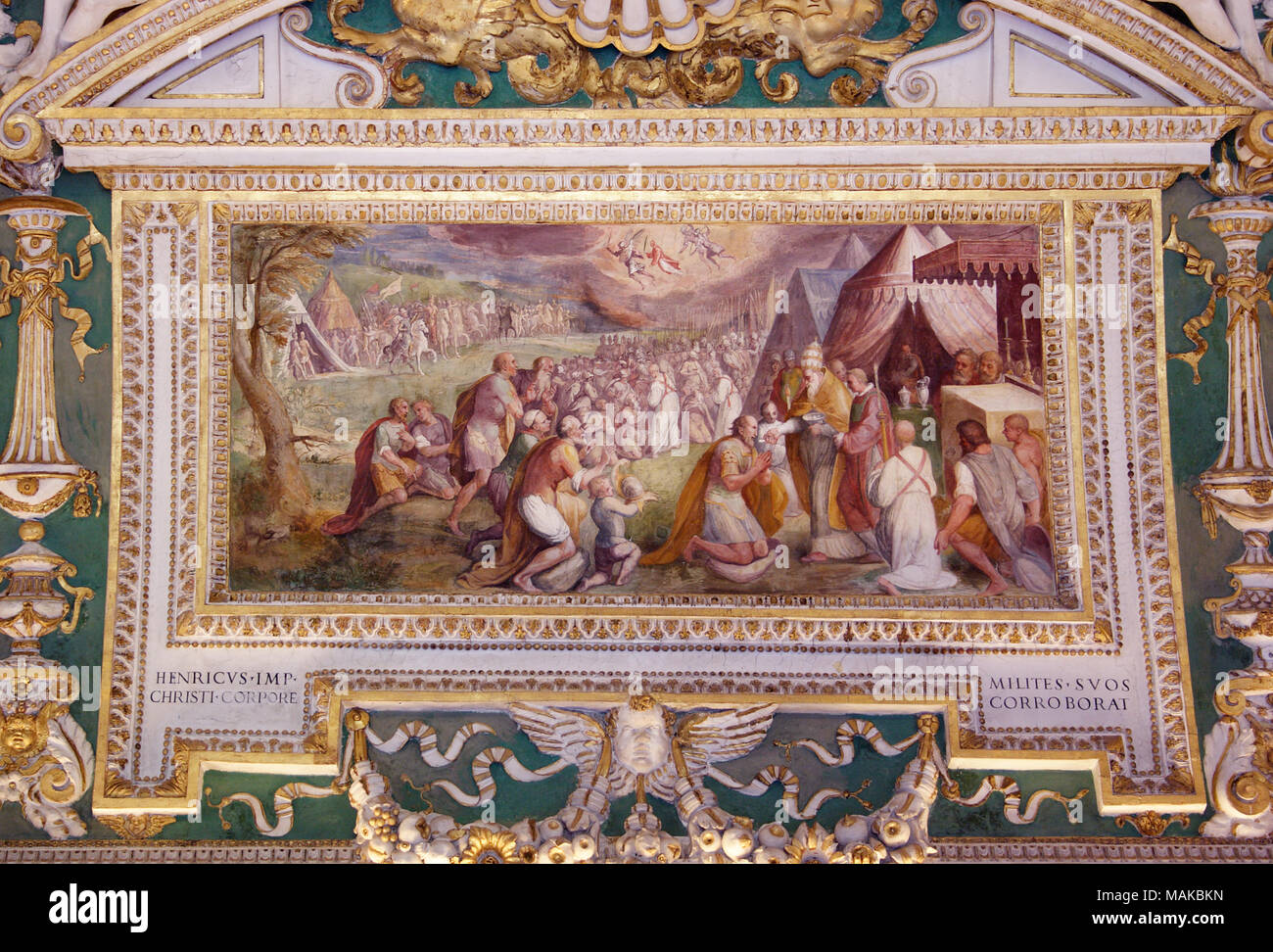 Vatican Gallery of Maps ceiling Catholic christian religious painting ...