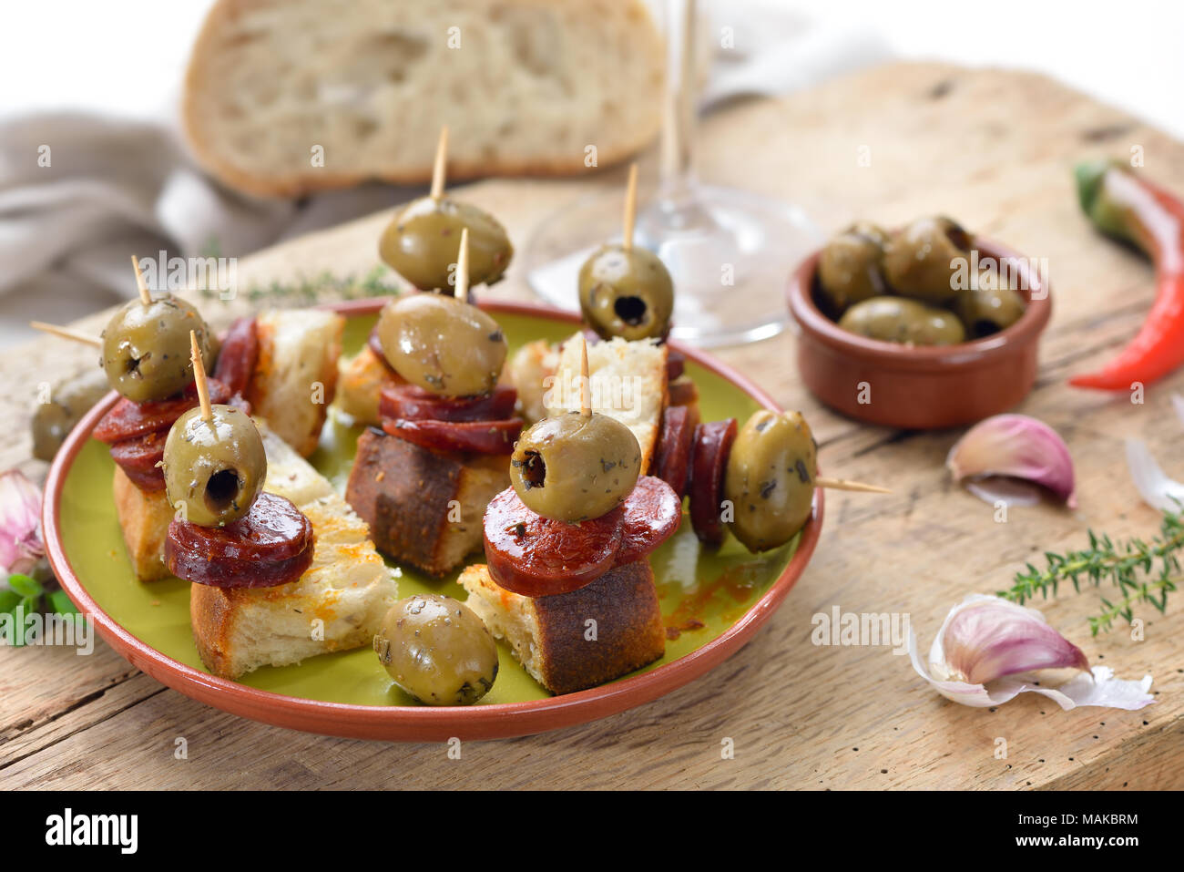 Spanish tapas pinchos hi-res stock photography and images - Alamy