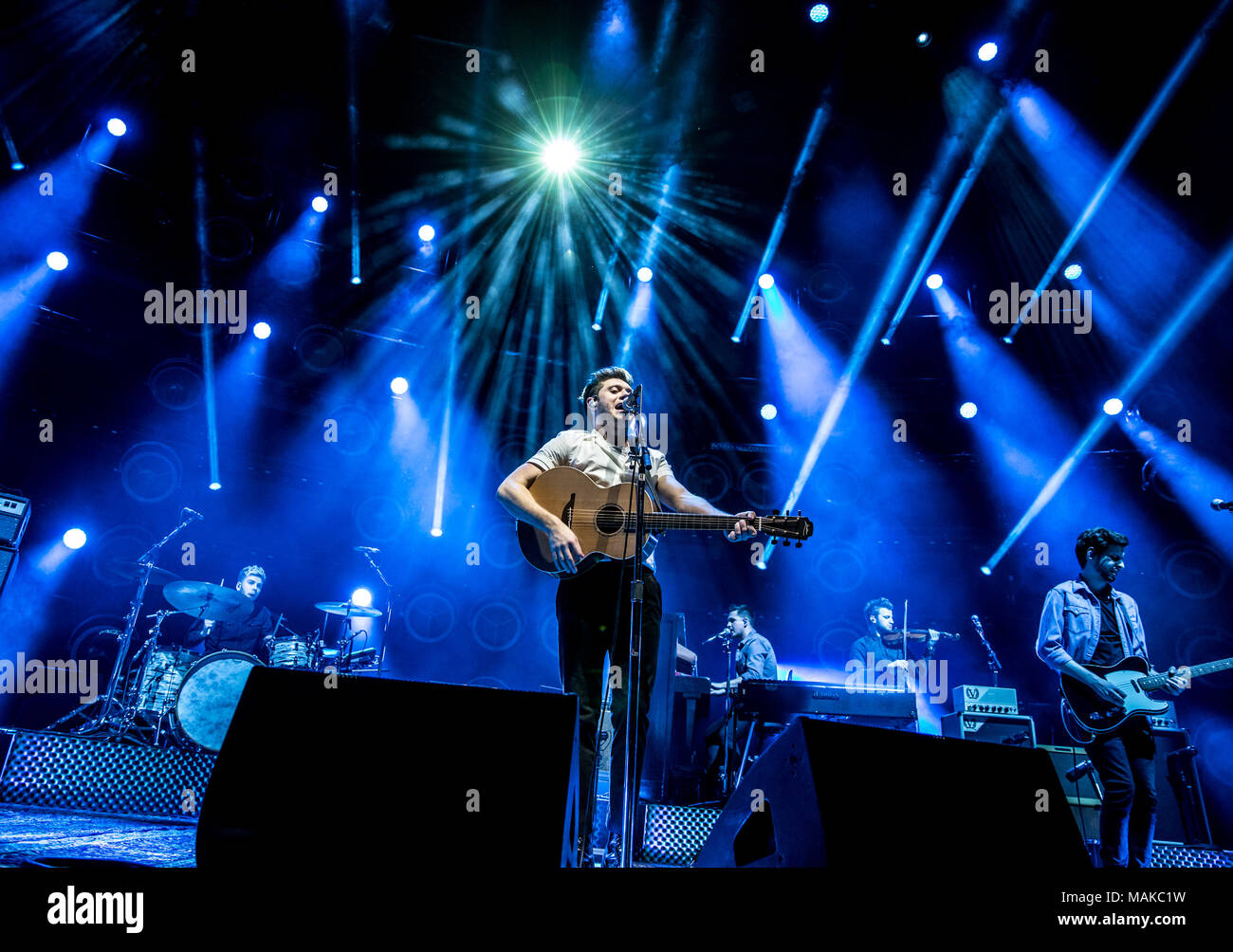Niall Horan performing live at the Bournemouth International Centre ...
