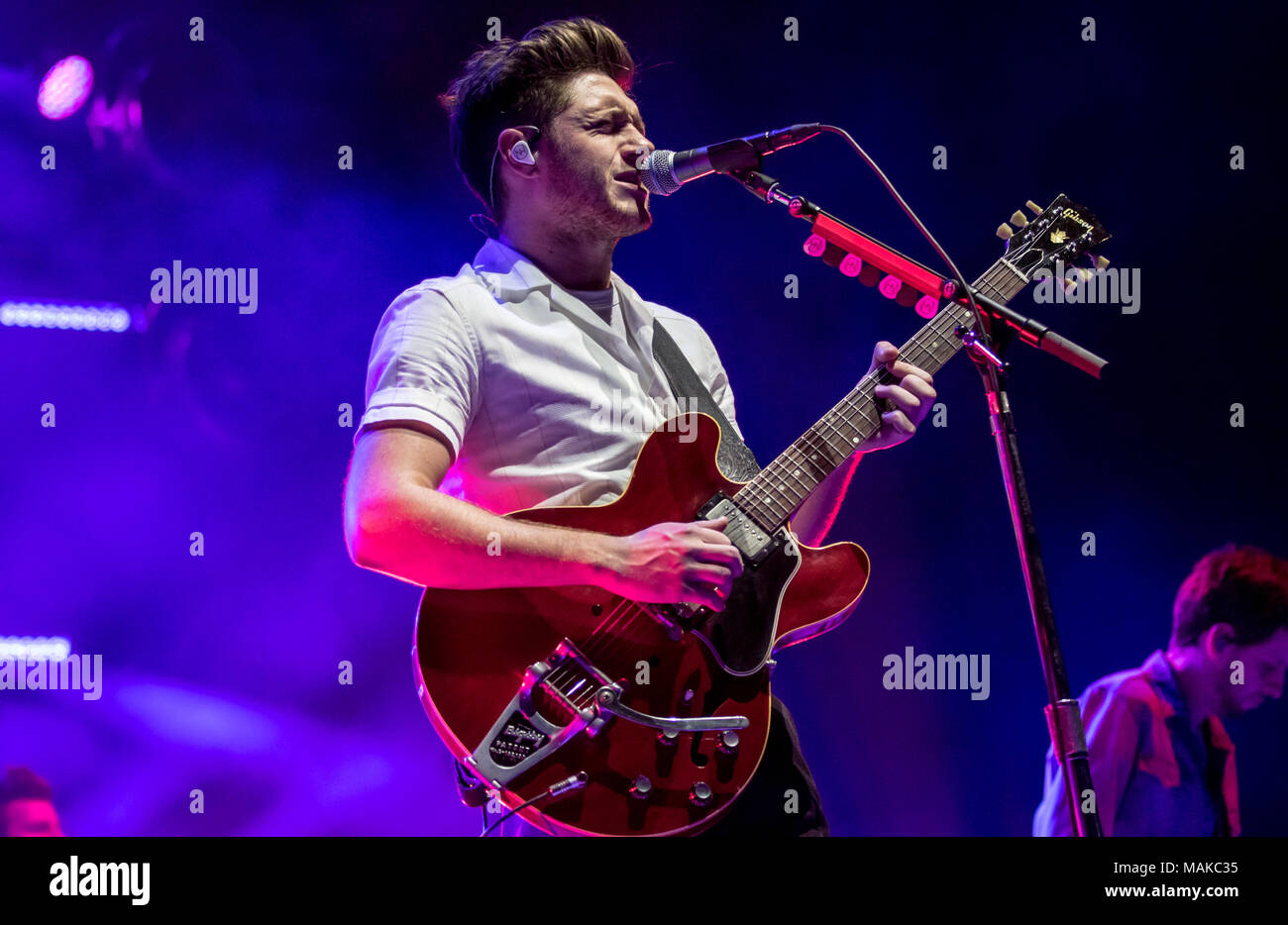 Niall Horan performing live at the Bournemouth International Centre ...