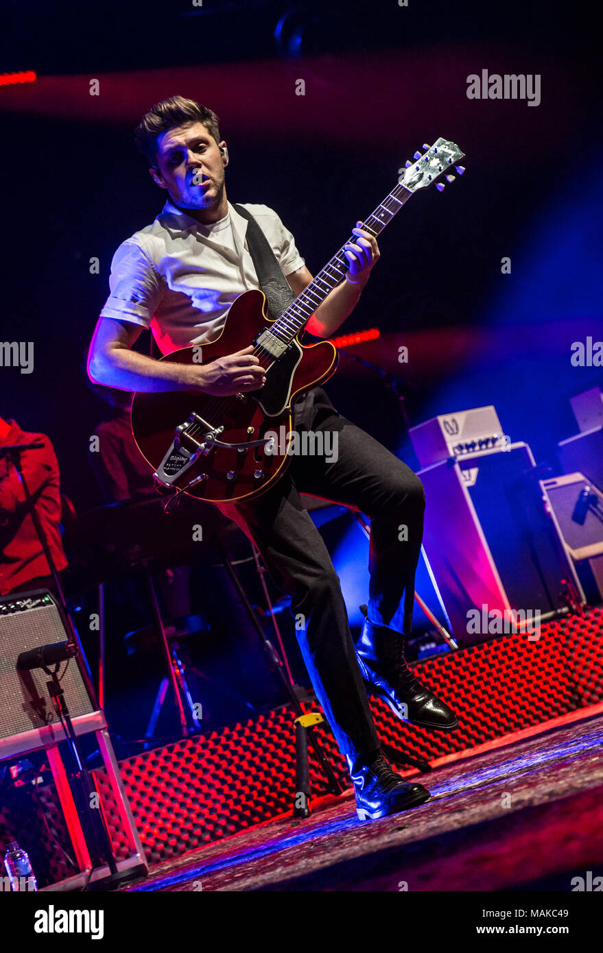 Niall Horan performing live at the Bournemouth International Centre ...