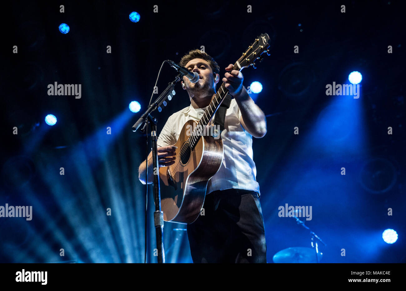 Niall Horan performing live at the Bournemouth International Centre ...
