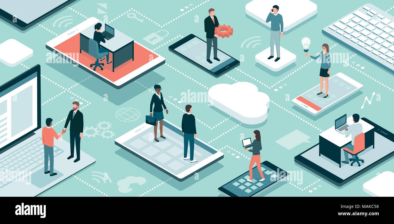 Connecting ideas hi-res stock photography and images - Alamy