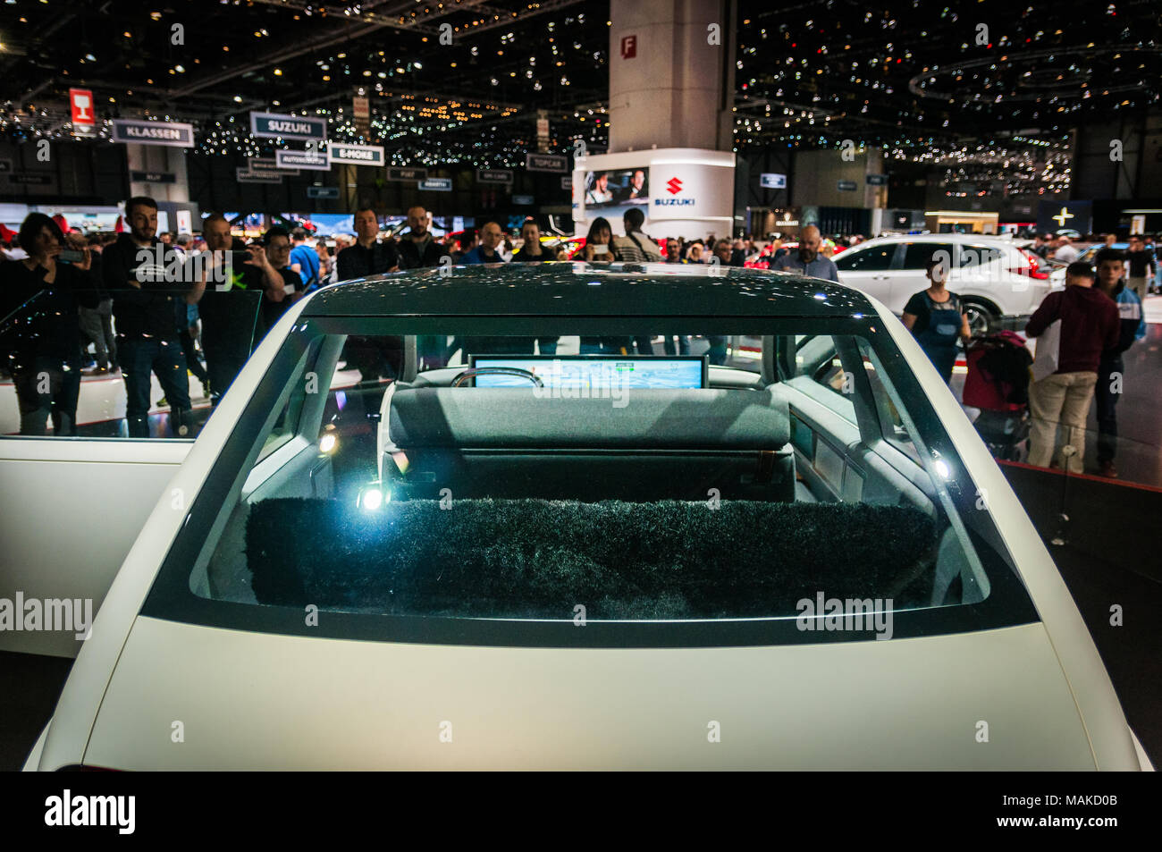 Switzerland, March 2018 - magnificent cars and hypercars on display at ...