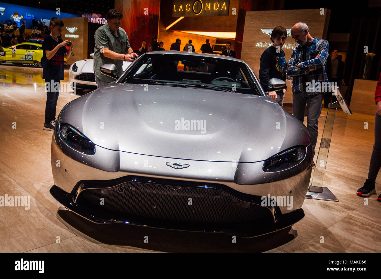 Switzerland, March 2018 - magnificent cars and hypercars on display at ...