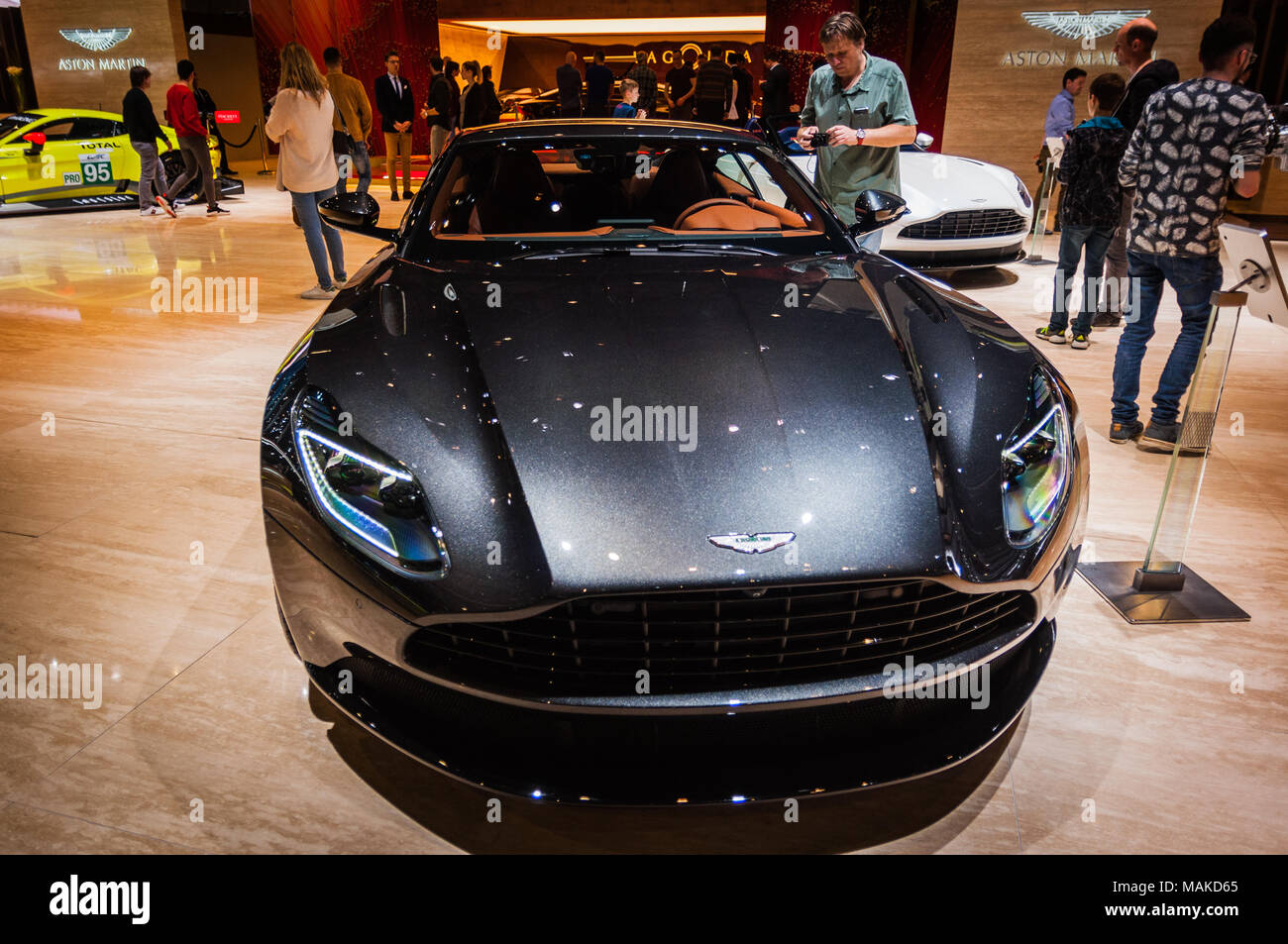 Switzerland, March 2018 - magnificent cars and hypercars on display at ...