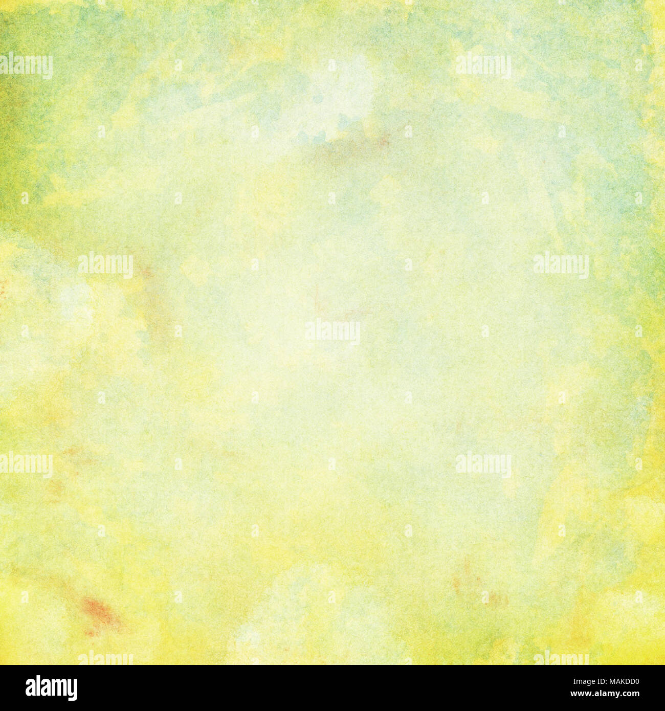 Abstract light yellow watercolor background, painted on watercolor ...
