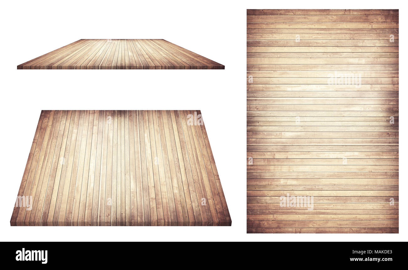 Brown wooden planks, board, table, floor surface, wooden texture ...