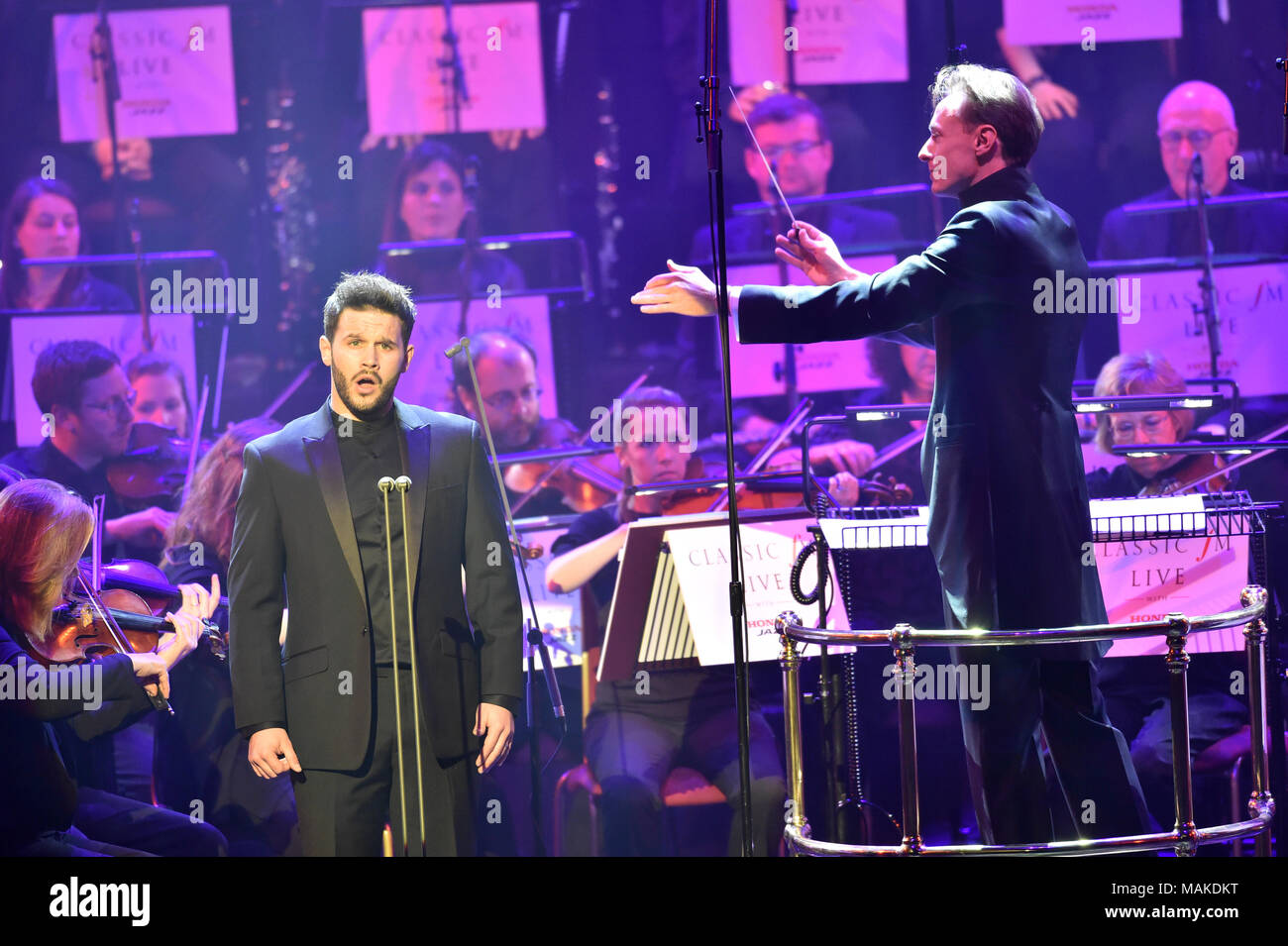 Trystan Griffiths performing with the Royal Liverpool Philarmonic ...