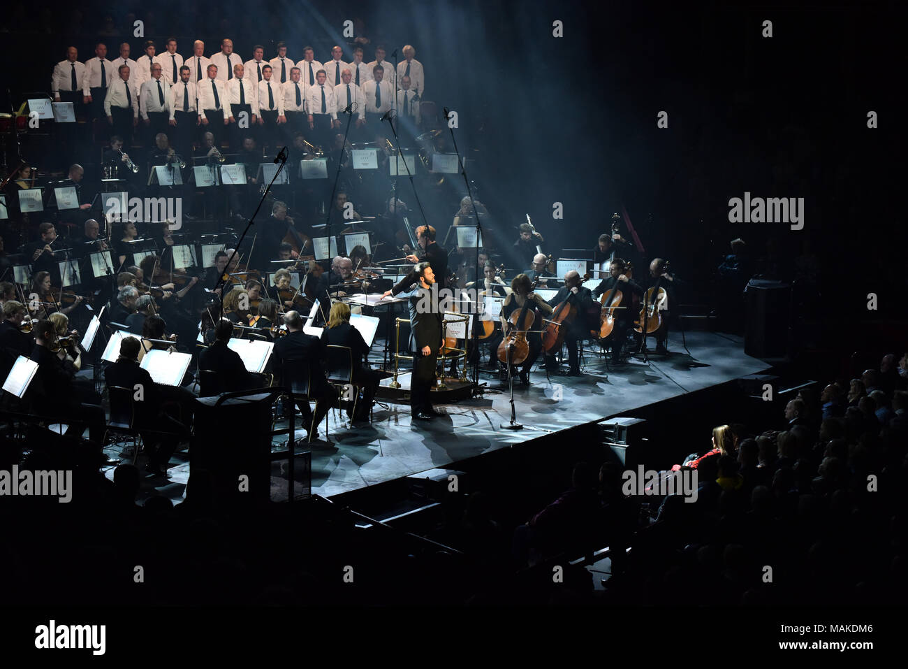 Trystan Griffiths performing with the Royal Liverpool Philarmonic ...